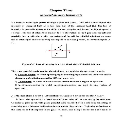 Analytical Instrumentation Chapter 3 & 4 | PDF