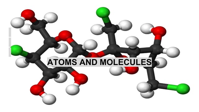 Molecules and its types | PPTX
