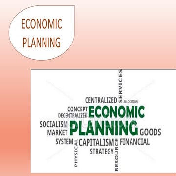 Economic Planning | PPTX