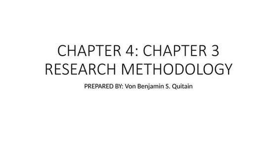 Chapter 3 g10 Research Method and Procedure | PDF