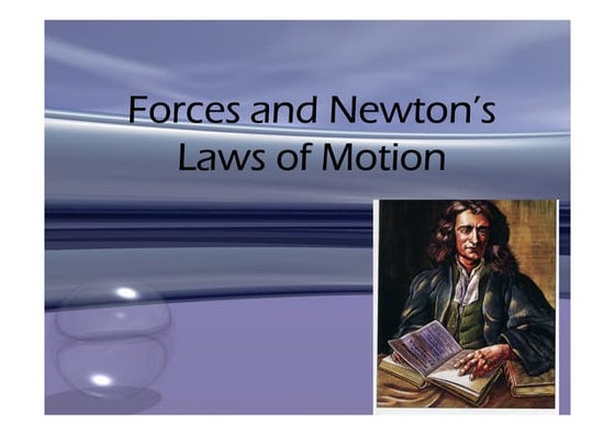 Newton's Laws Cheat sheet | PDF