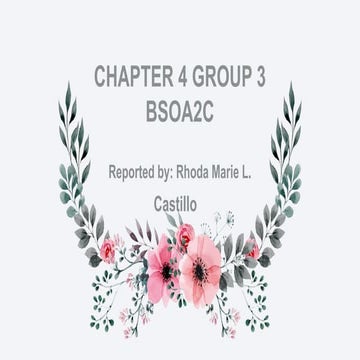 CHAPTER-4-GROUP-3-BSOA-2C ppt. Reporting in operational management | PPTX