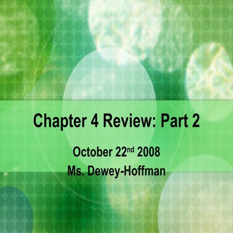 Chapter 4 Review Part 2 | PPT | Physics | Science
