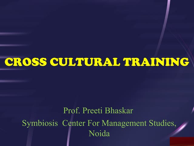 Cross-Cultural Communication | PPT
