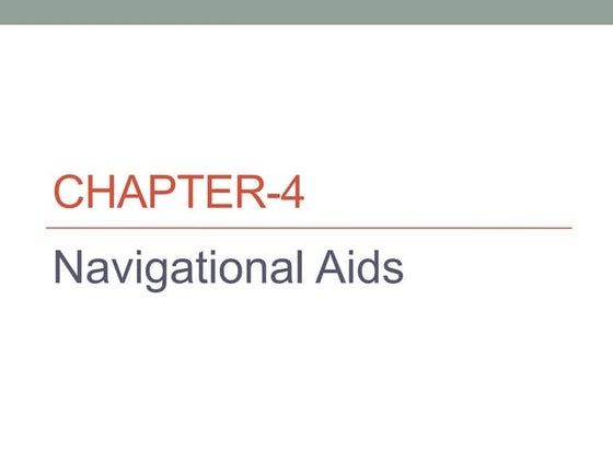 IALA Buoyage System and Visual Aids to Navigation | PDF | Travel