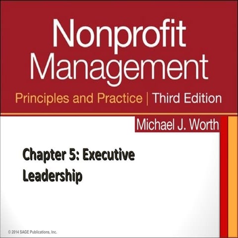 Overview of Nonprofit Executive Leadership | PPT