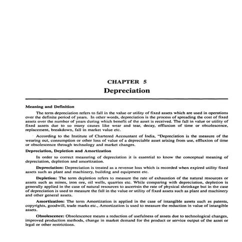 Chapter 5-depreciation | PDF