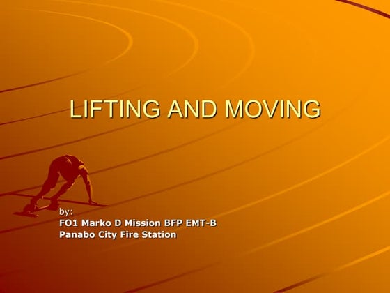 Lifting and moving patients | PPT | First Aid | Injuries