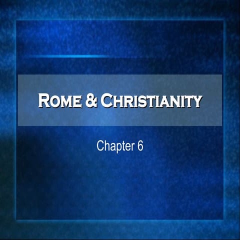 Chapter 6 - World History | PPT | Christianity | Religion & Spirituality