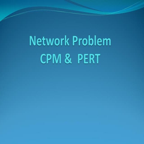 chapter-6.cpm-pert.ppt.pdf network problems | PDF