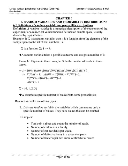 Discrete And Continuous Random Variables Ppt 0471