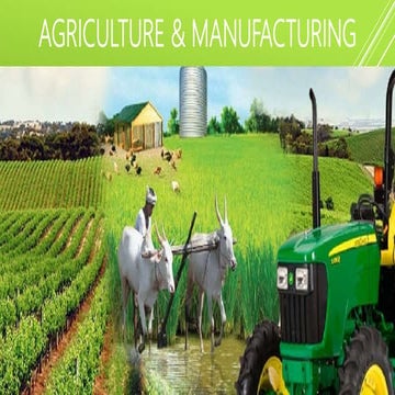 Agriculture and Manufacturing | PPT