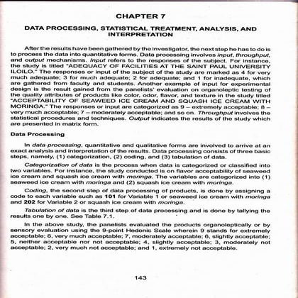 Chapter 7-data-processing-statistical-treatment-analysis-and-interpretation | PDF