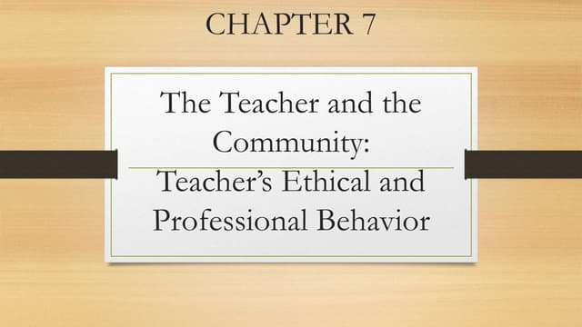 THE TEACHER AND THE COMMUNITY.pptx