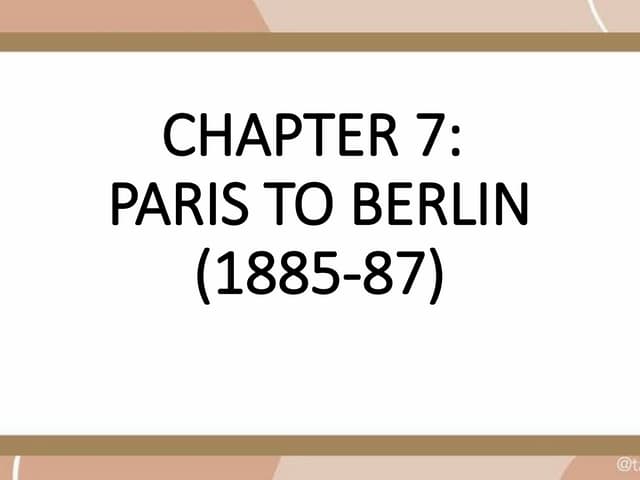 Rizal Chapter 7: Paris to Berlin | PPTX