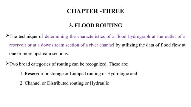 MODULE 19 - HYDRAULIC METHOD OF FLOOD ROUTING.pdf