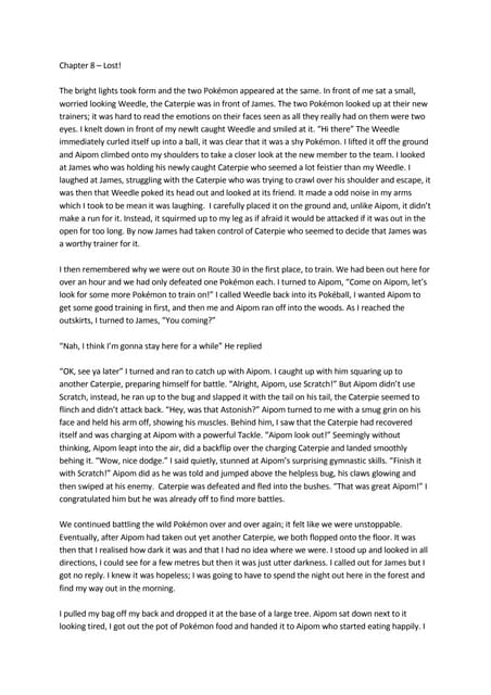 Chapter 14 | DOC | Birdwatching | Hobbies & Interests