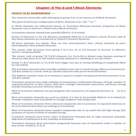 Chapter 8-d-f-block-elements | DOC
