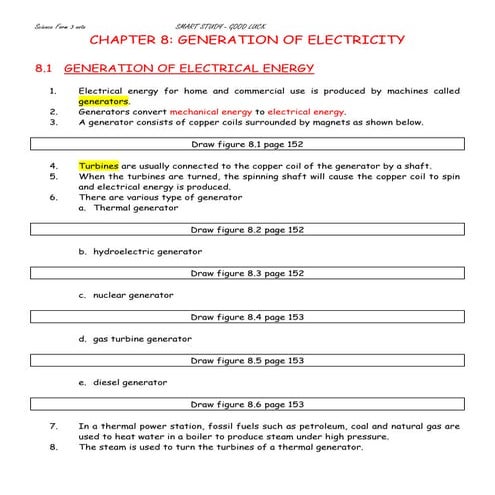Chapter 8-generation-of-electricity-doc1 | PDF | Computer Networking | Computing