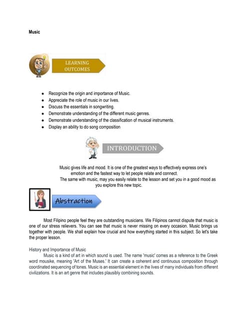 FORMS OF MUSIC- LNA - LOCAL MUSIC TYPES AND FORMS | PPTX