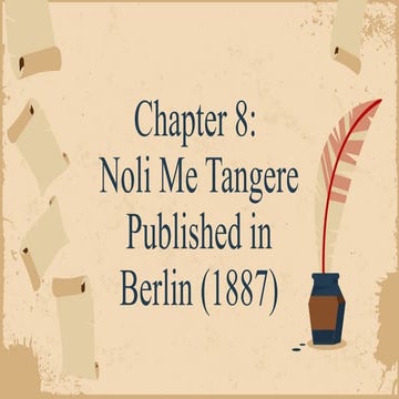 The Publication of Noli Me Tangere | PPTX