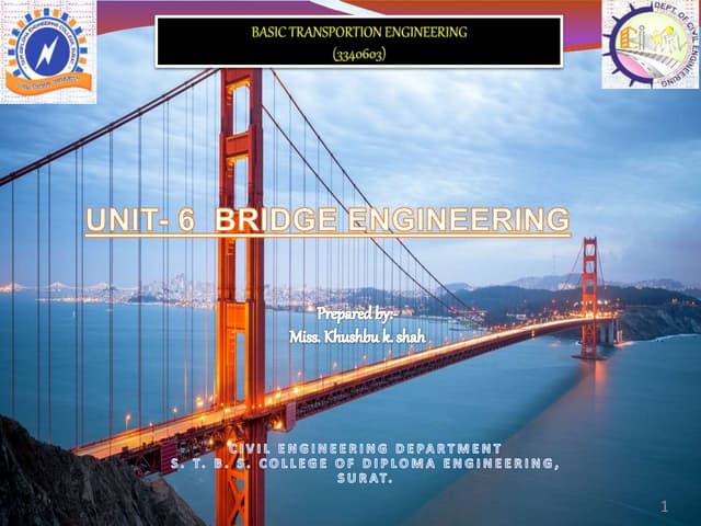 Bridge inspection,maintenance and repair | PPTX