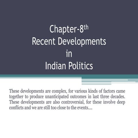 Chapter-8th-Recent Developments in Indian Politics-PPT.pptx