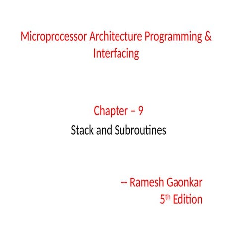 Comprehensive Guide to 8085 Microprocessor Instructions and Addressing ...