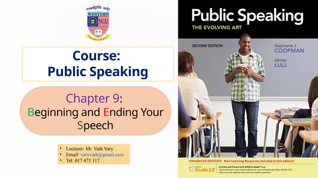 Types of speeches | PPT
