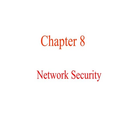 Chapter 9 security | PPT