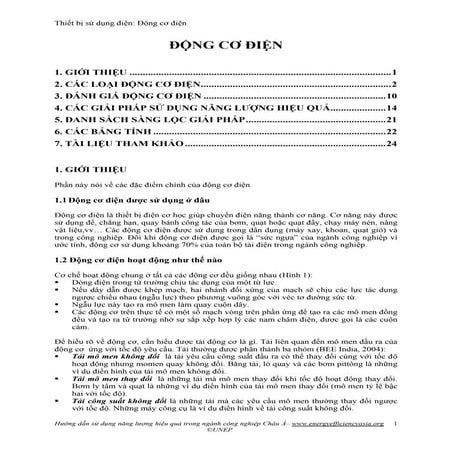 Chapter electric motors (vietnamese) 2 | PDF