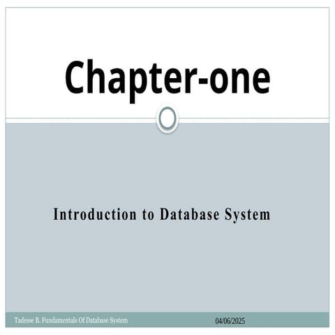 Database Systems And Database Management Systems Pptx