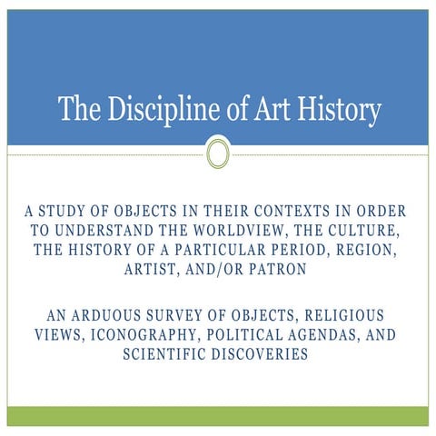Art History 101. What is Art History? | PPT
