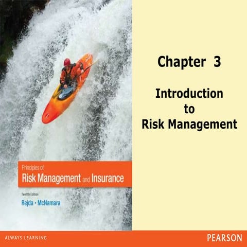 Chapter 03 - Introduction to Risk Management | PPTX