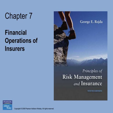 Chapter 4: INSURANCE COMPANY OPERATIONS | PPT