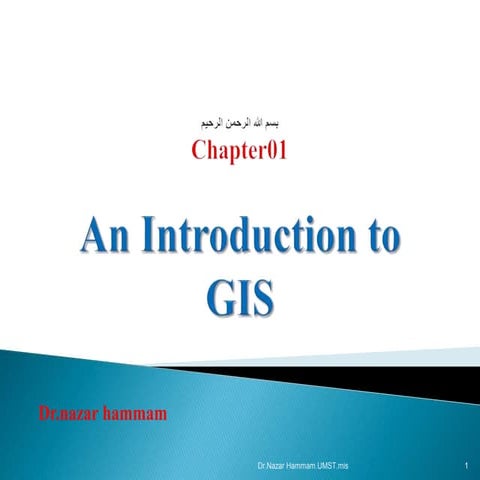 Chapter01. Geographical information system | PPT