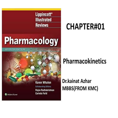Pharmacology||Chapter#01||Pharmacokinetics | PPT