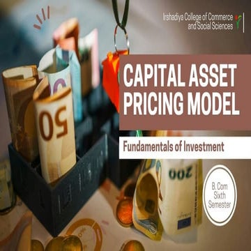 Capital Asset Pricing Model (CAPM) - B.Com and M.Com FInance.pptx