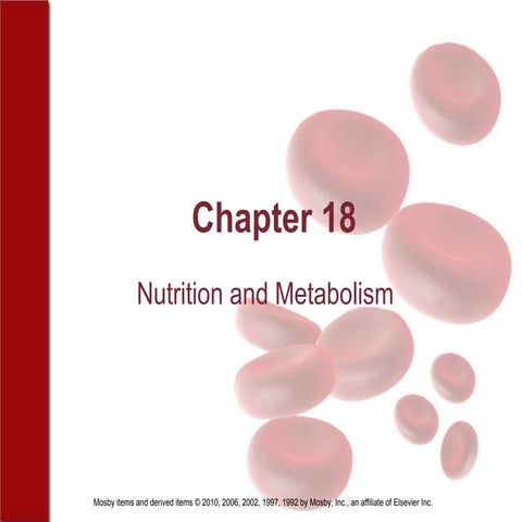 Nutrition and Metabolism | PPT