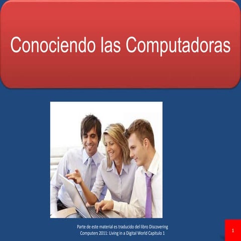 Conociendo las computadoras | PPT