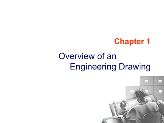 Basics of Engineering Drawing & first angle projection | PPTX