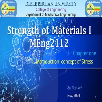 Chapter 01_Introduction, Strength of Material | PPTX