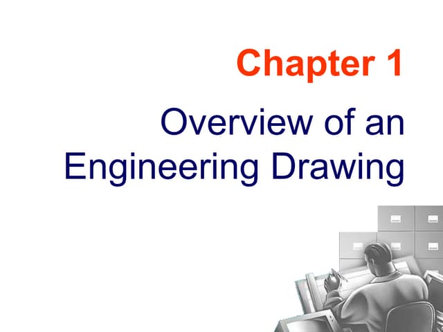 Basics of Engineering Drawing & first angle projection | PPTX