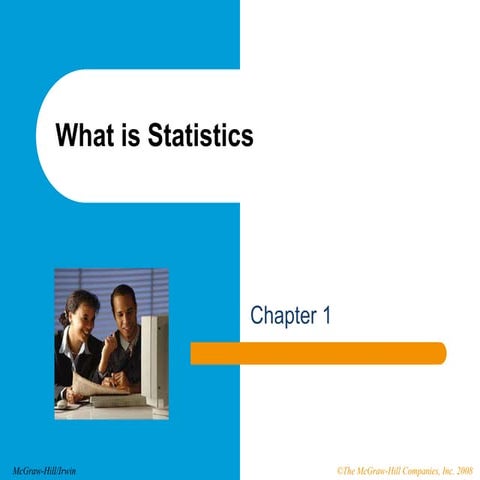 Statistics: Chapter One | PDF