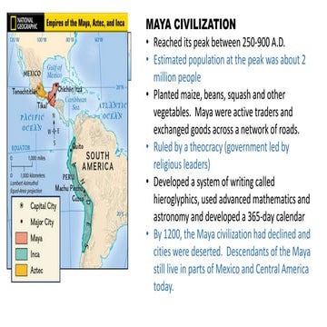 Mesoamerica: Aztec, Maya, Inca | PPTX