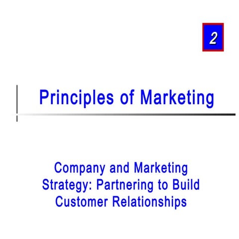 principles of marketing Chapter#02 | PPT