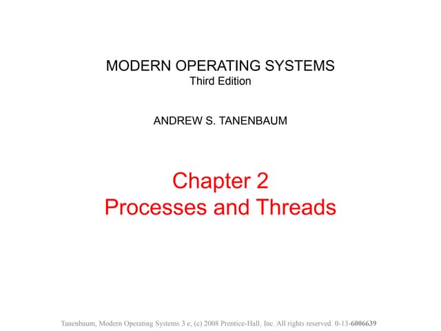 Processes Threads And Scheduler Ppt