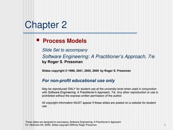 Chapter 01 software engineering pressman | PPT | Computer Software and Applications | Computing