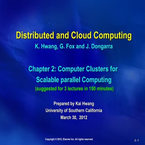Distributed Computing and Cloud Computing 2 | PPT