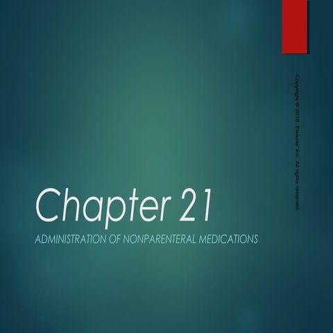Chapter 021 | PPT | Pharmaceutical Drugs | Medical Health